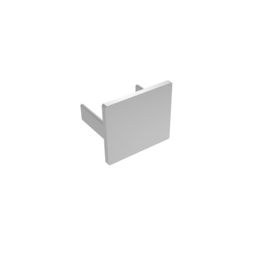 ALUMINUM RECTANGLE CAP RAIL ACCESSORY - END CAP