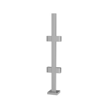 High quality stainless steel mount | Square post top mount center,