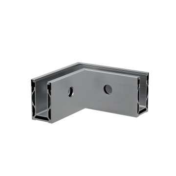 ALU39 aluminum base shoe inside corner | Fascia mount